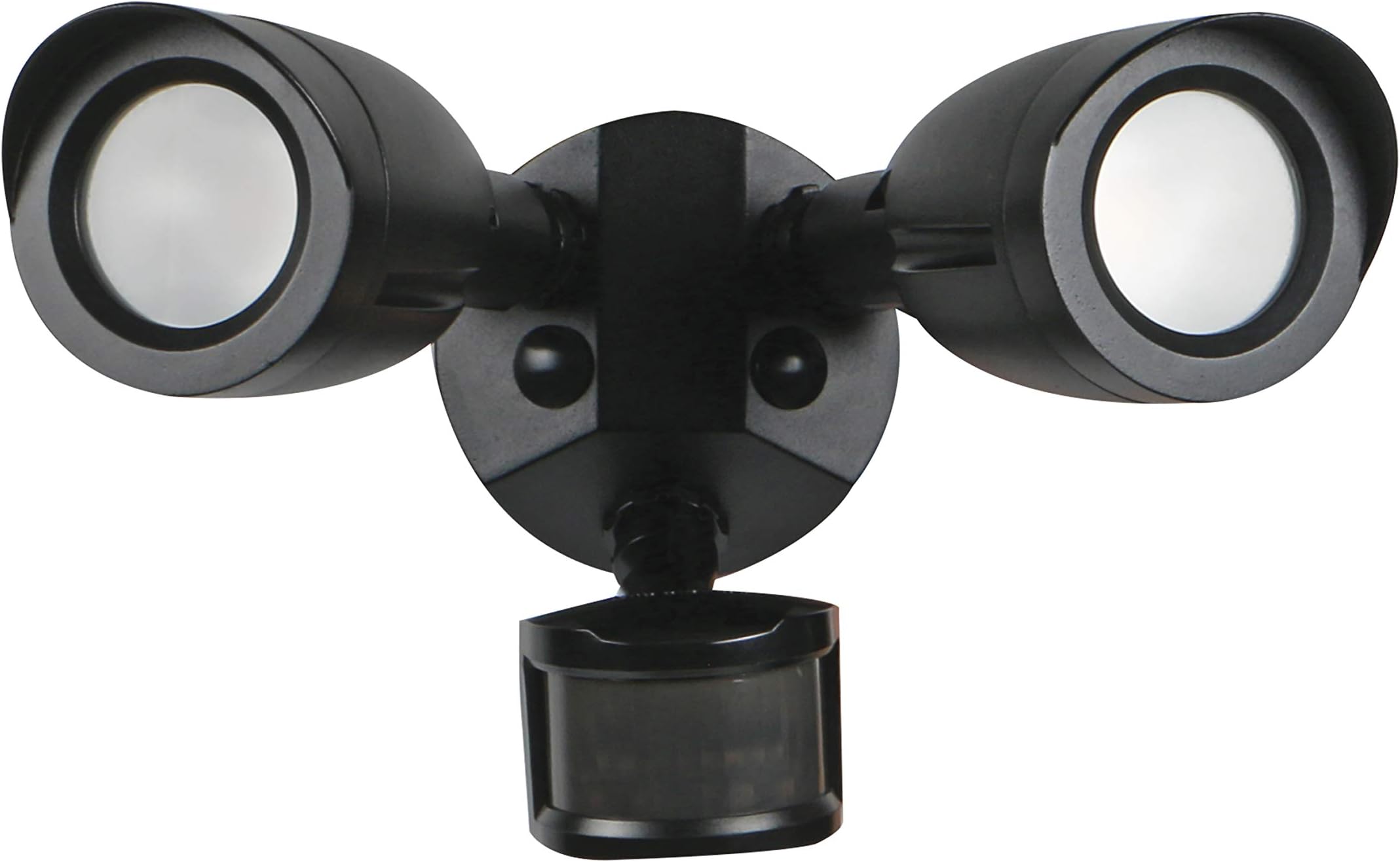 Amazon.com: Nuvo 65/221 LED Dual-Head Security Light, 4000K, Motion ...