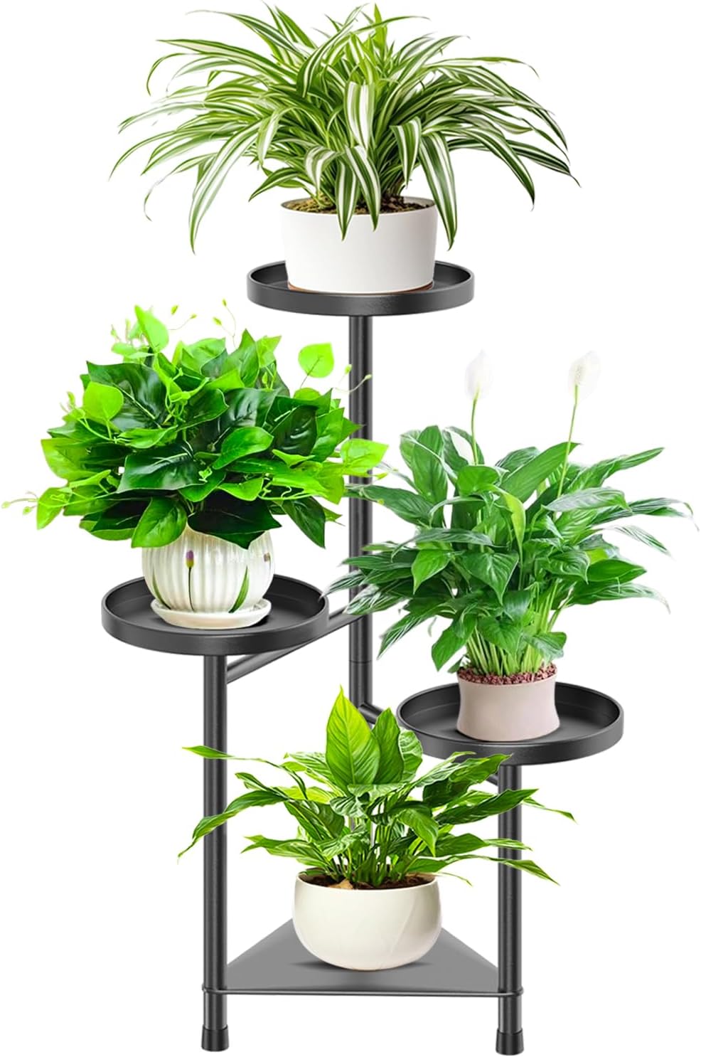 Amazon.com: iDavosic.ly 4 Tier Plant Stand Indoor, Corner Tiered Plant ...