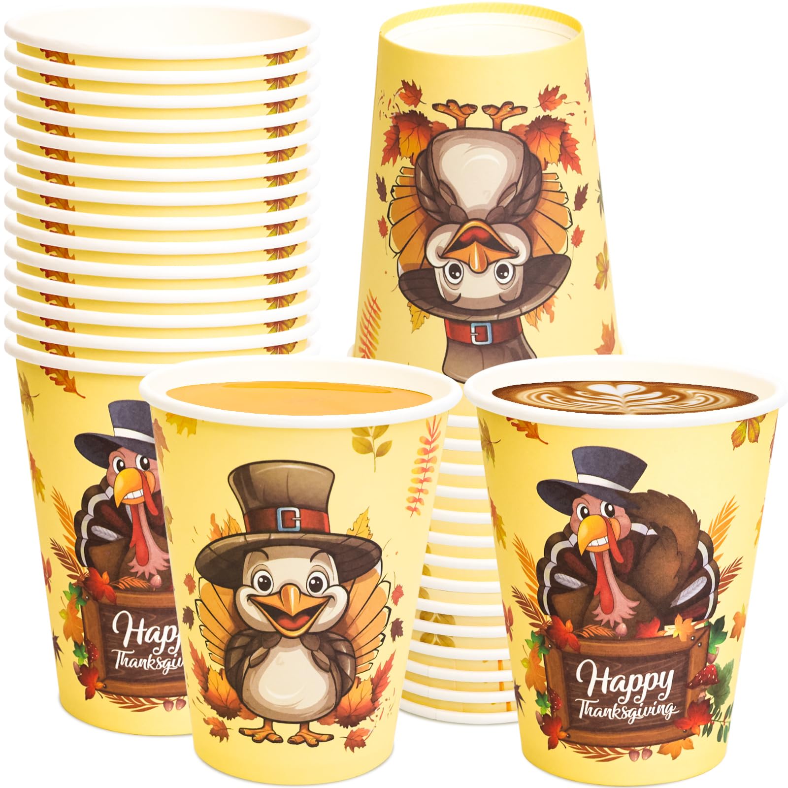 Amazon.com: Fancy Land Thanksgiving Party Supplies Turkey Disposable ...