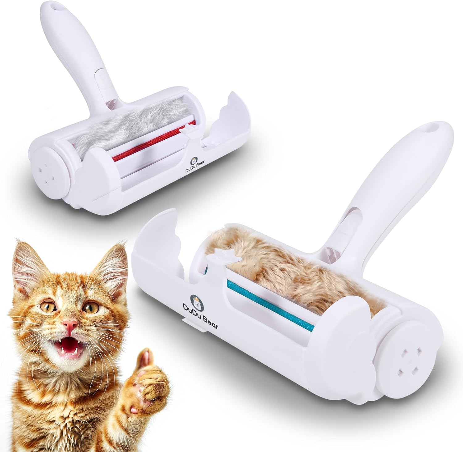 Amazon.com: DuDu Bear Pet Hair Remover and Reusable Lint Roller ...