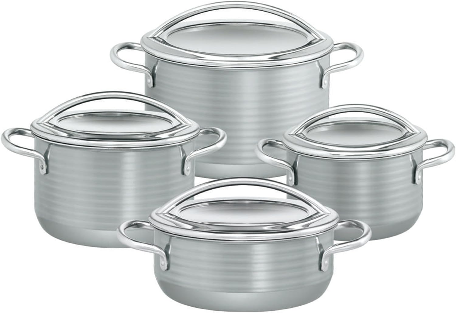 Amazon.com: Silit Cookware Set 4-pcs. Vision, 4 Piece, Grey : Home ...