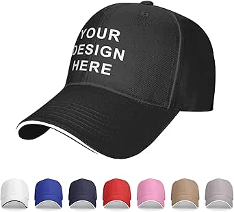 Custom Hat Personalized Hats Design Your Own Baseball Cap Customize ...