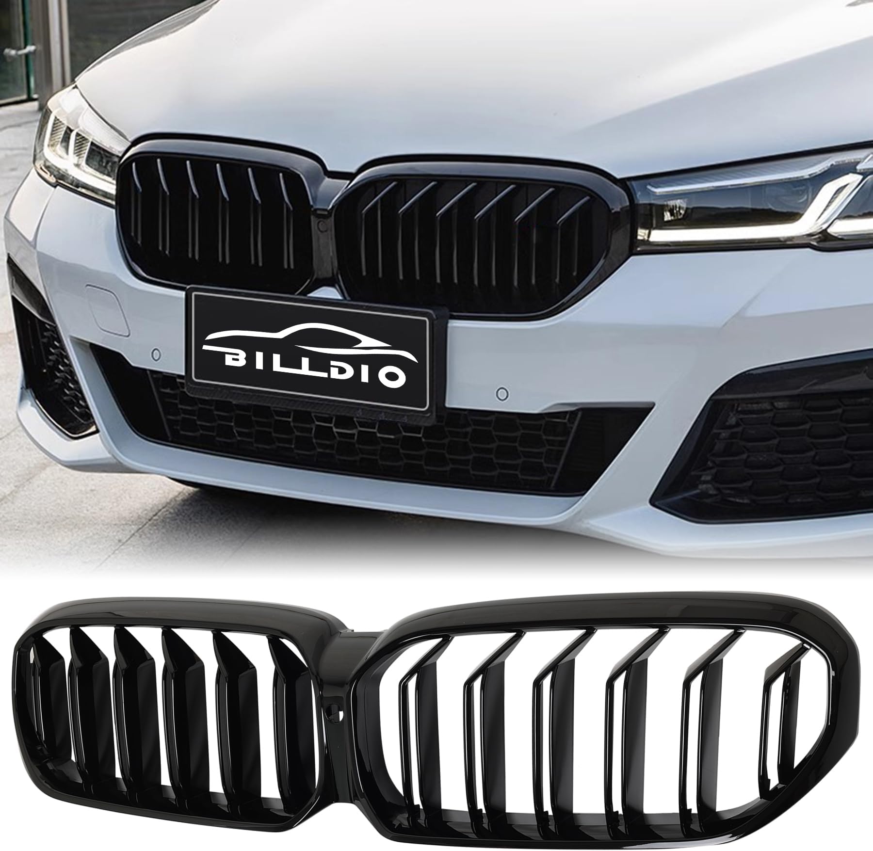 Amazon.com: BILLDIO G30 Grille - Front Kidney Grille Double Slats ...