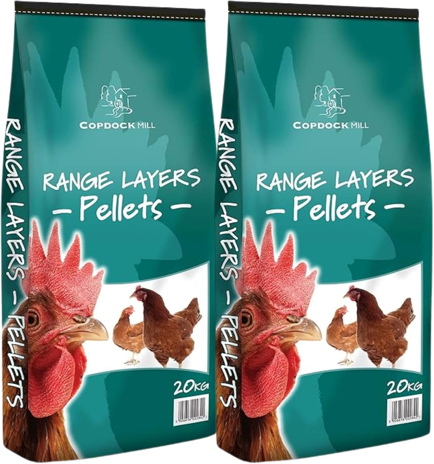 Copdock Mill Range Chicken Feed Layers Pellets 20kg – Chicken Food for ...