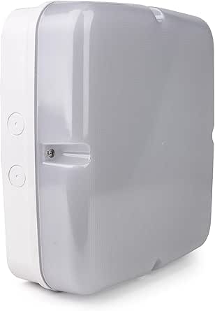 Bright Source Wall & Ceiling Square Utility LED Bulkhead, White ...