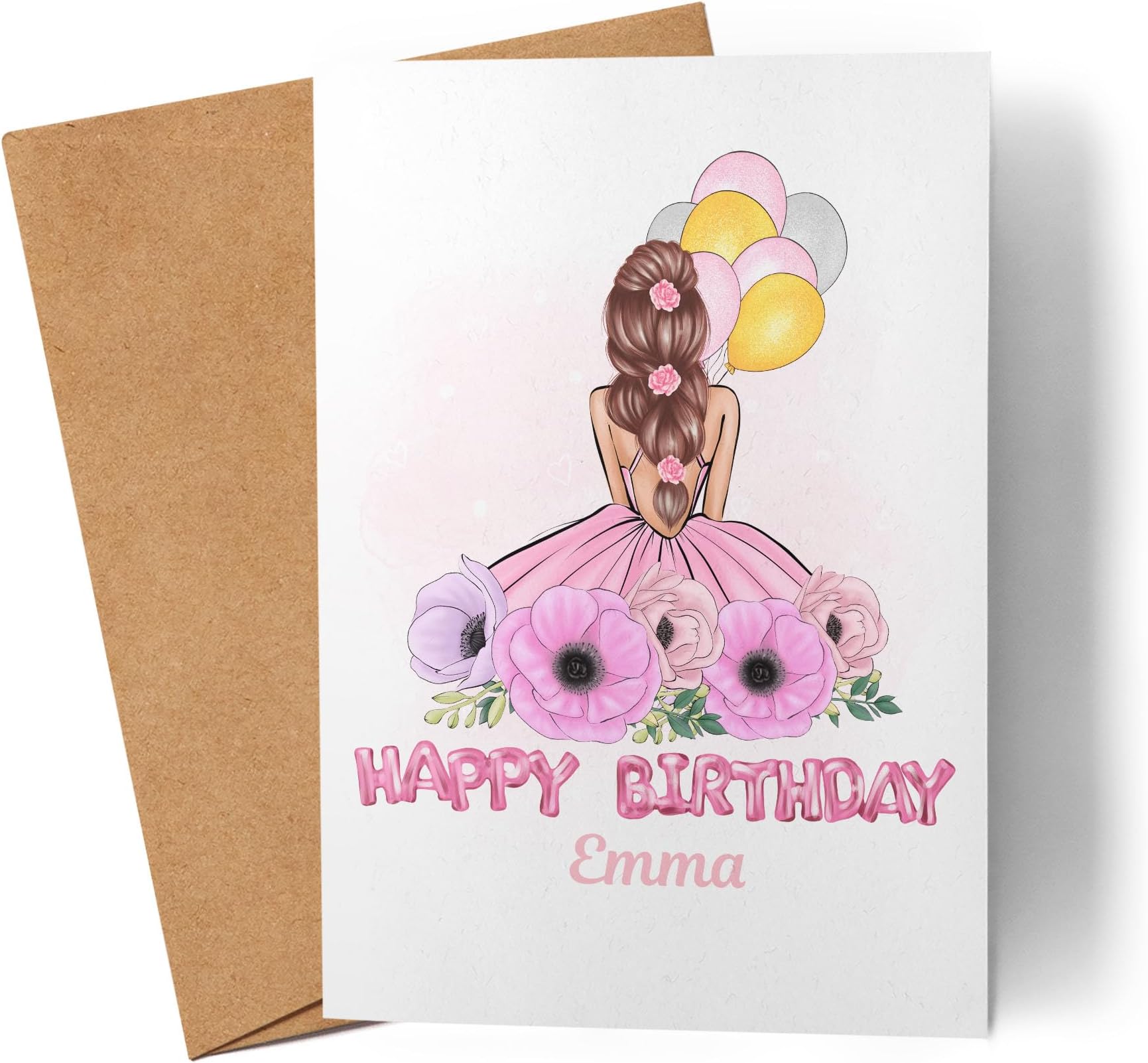 Kiddle-Design Karte Geburtstag Frau Mädchen Geburtstagskarte Frau ...