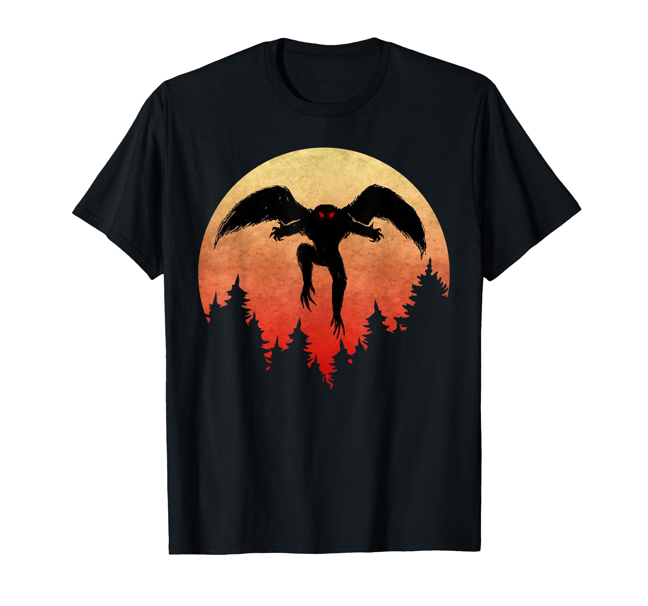 Amazon.com: Cryptidcore Aesthetic Mothman Cryptozoology Cryptid T-Shirt ...