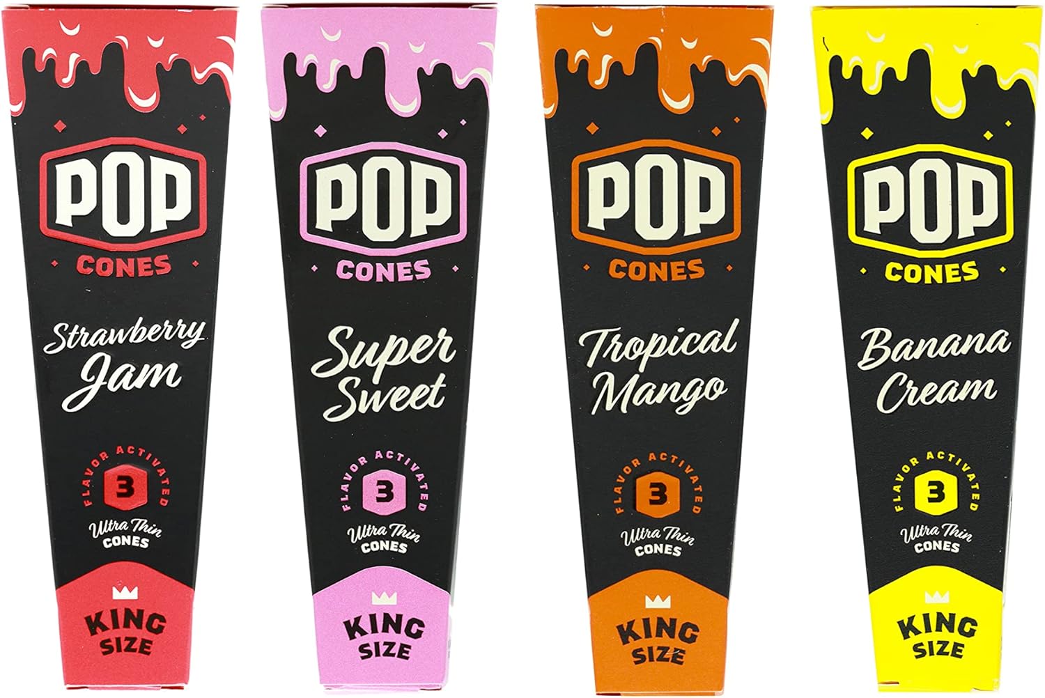 Amazon.com: Pop Cones- Cones with a Flavor Burst Pop ( Wraps, Papers ...