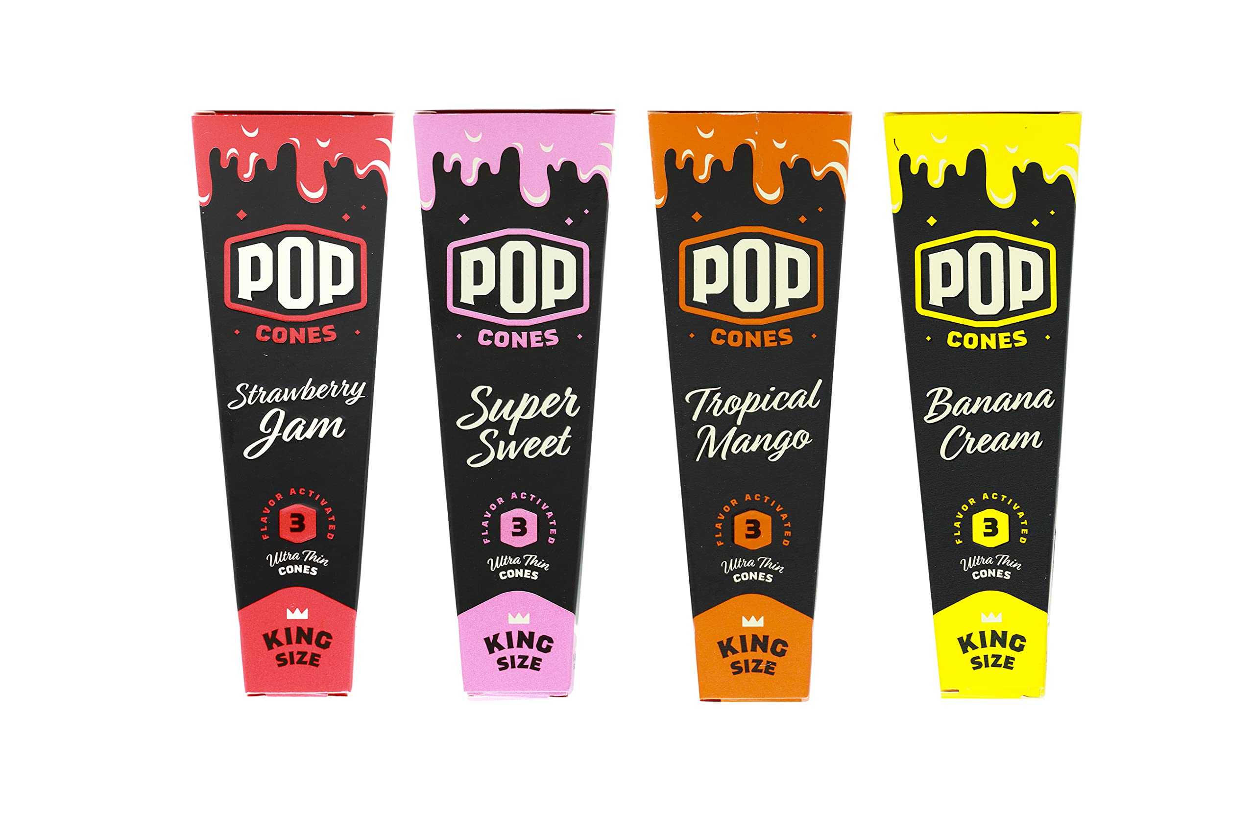 Amazon.com: Pop Cones- Cones with a Flavor Burst Pop ( Wraps, Papers ...