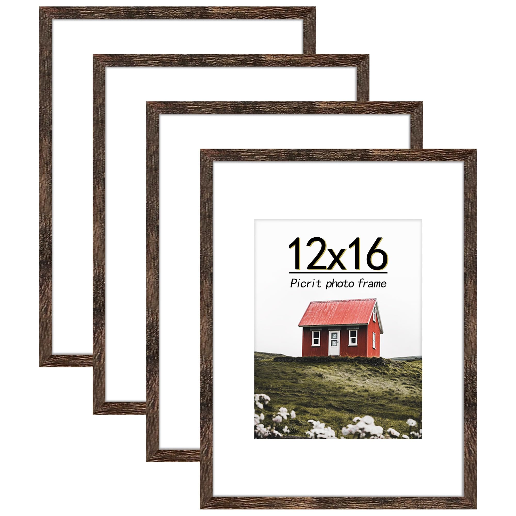 Amazon.com - Picrit 12x16 Picture Frame Set of 4, Made of High ...