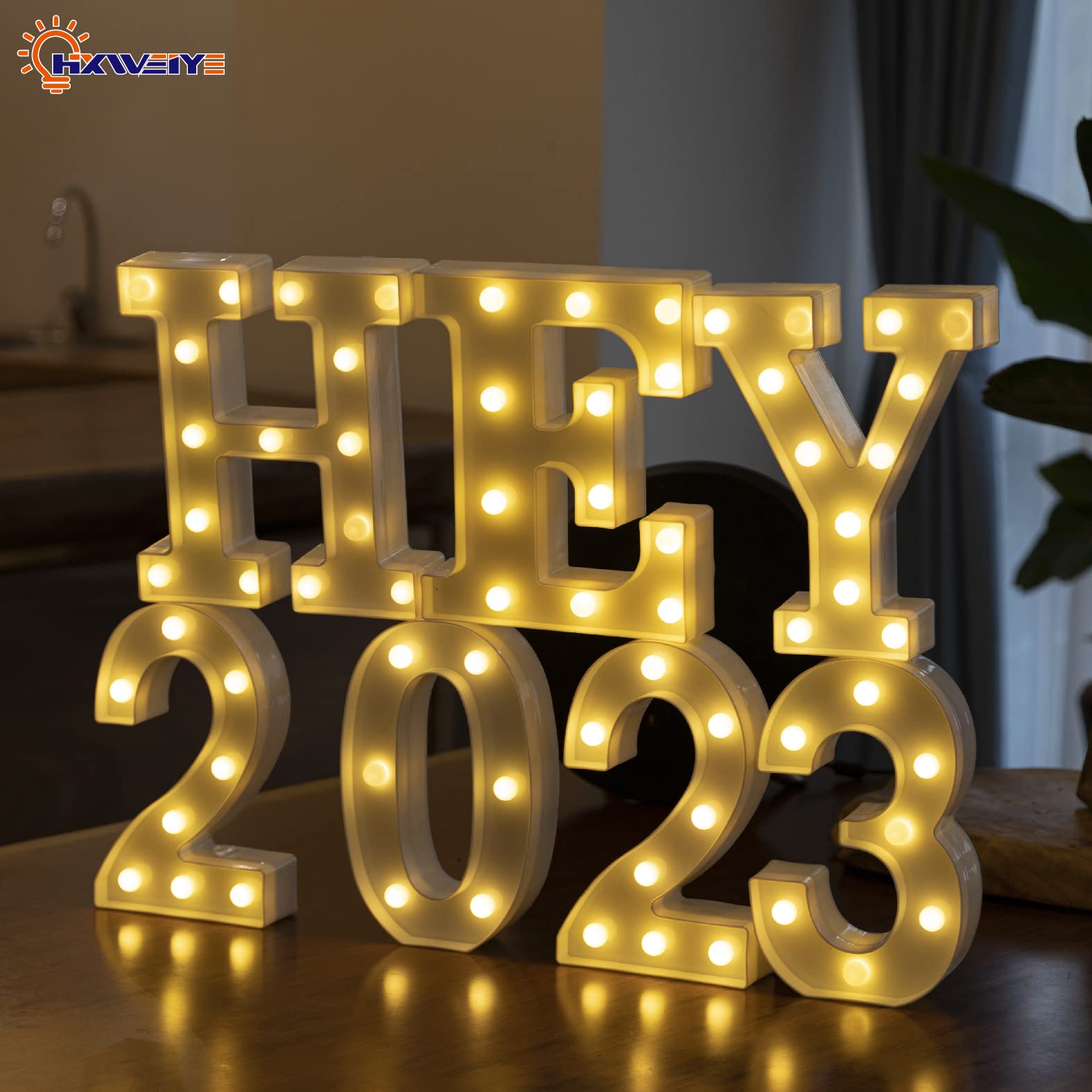 Snapklik.com : LED Marquee Letters Lights Sign Y, HXWEIYE Led Letters ...