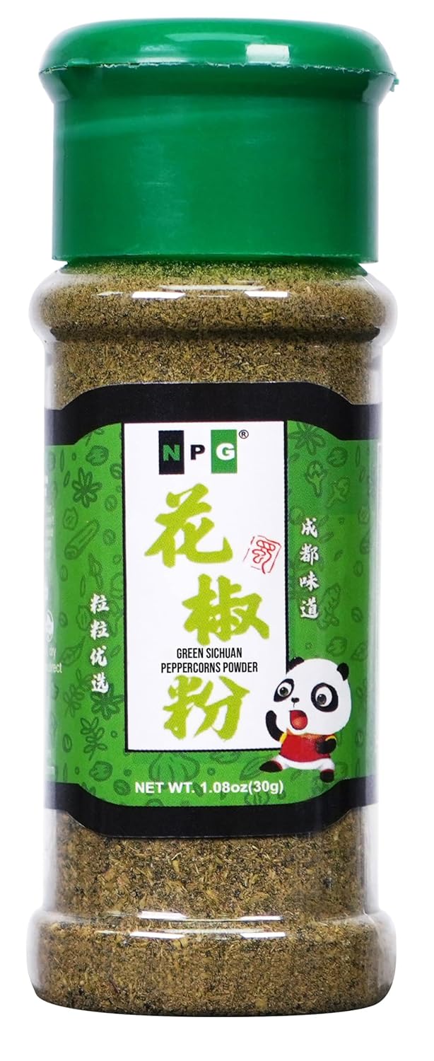 Amazon.com : NPG Premium Szechuan Green Peppercorn Powder 1.05 Oz ...