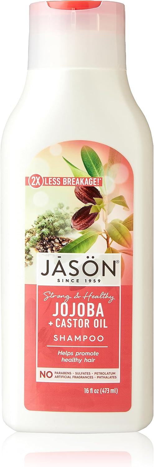 Jason Natural, Long & Strong Jojoba Shampoo, 16 fl oz (473 ml) : Buy ...