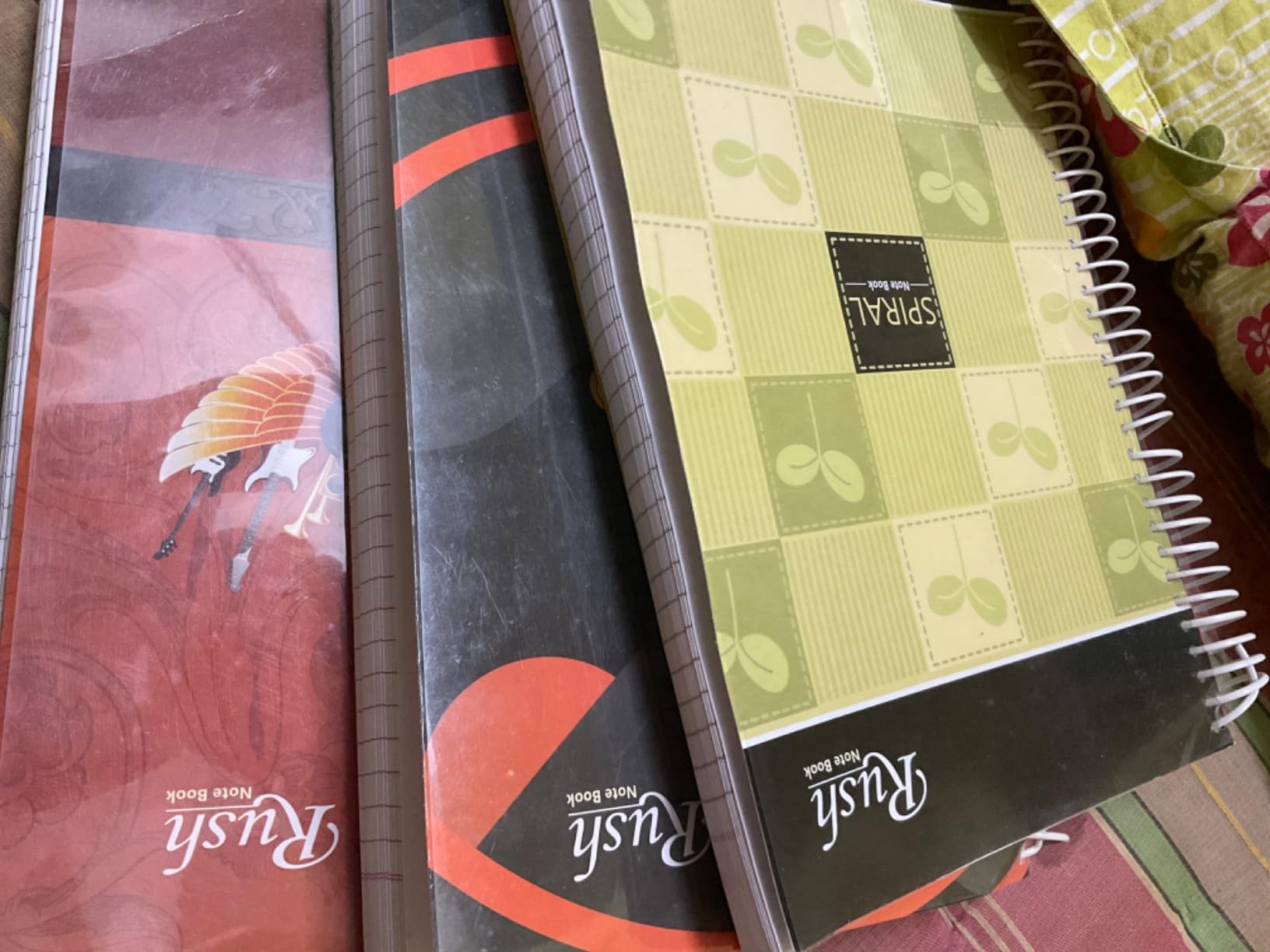 Rush Semi Rough A4 Size Spiral Notebook ruled 500 Pages Notebook Ruled ...