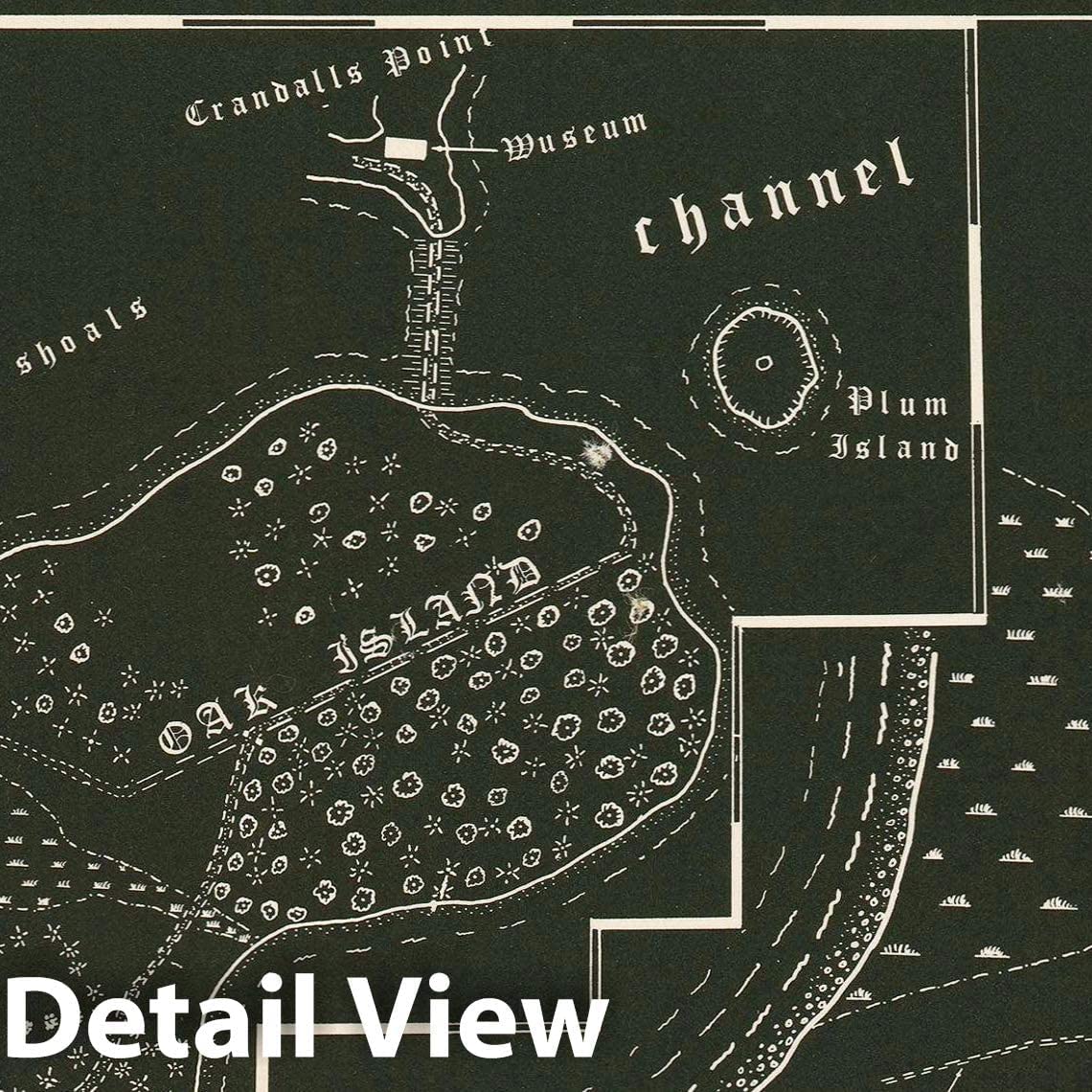 Oak Island Location Map