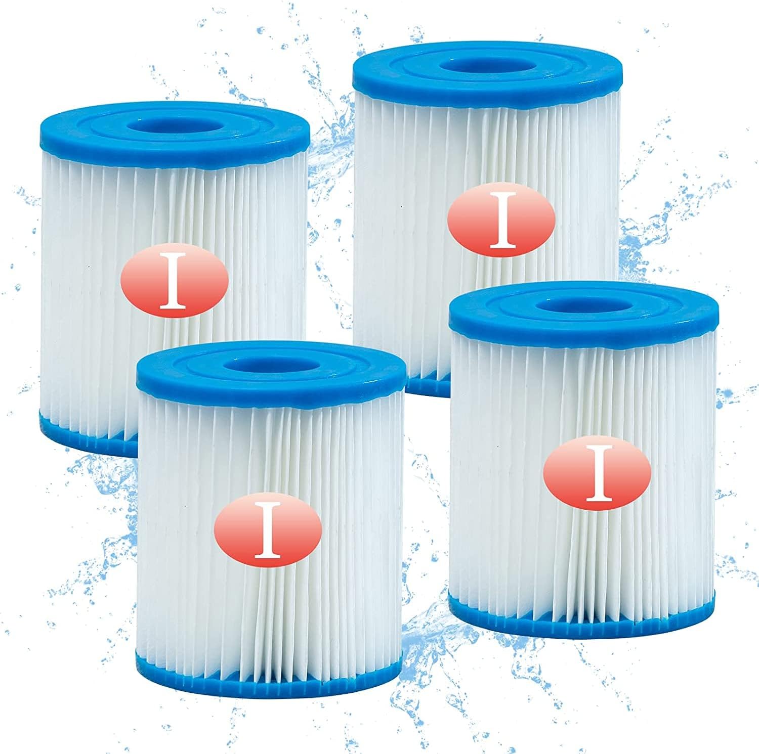 Amazon.com : MRSTOT Type I Filter Cartridge for Pools,Replacement ...
