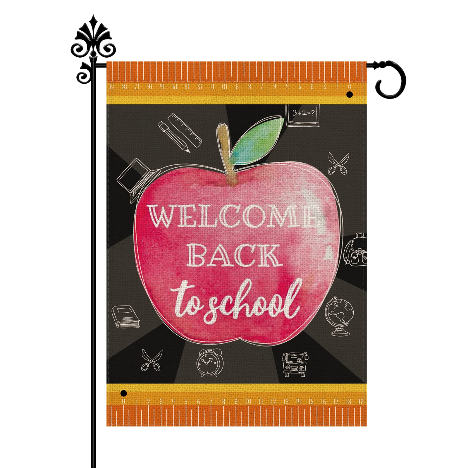 School Chalkboard Apple