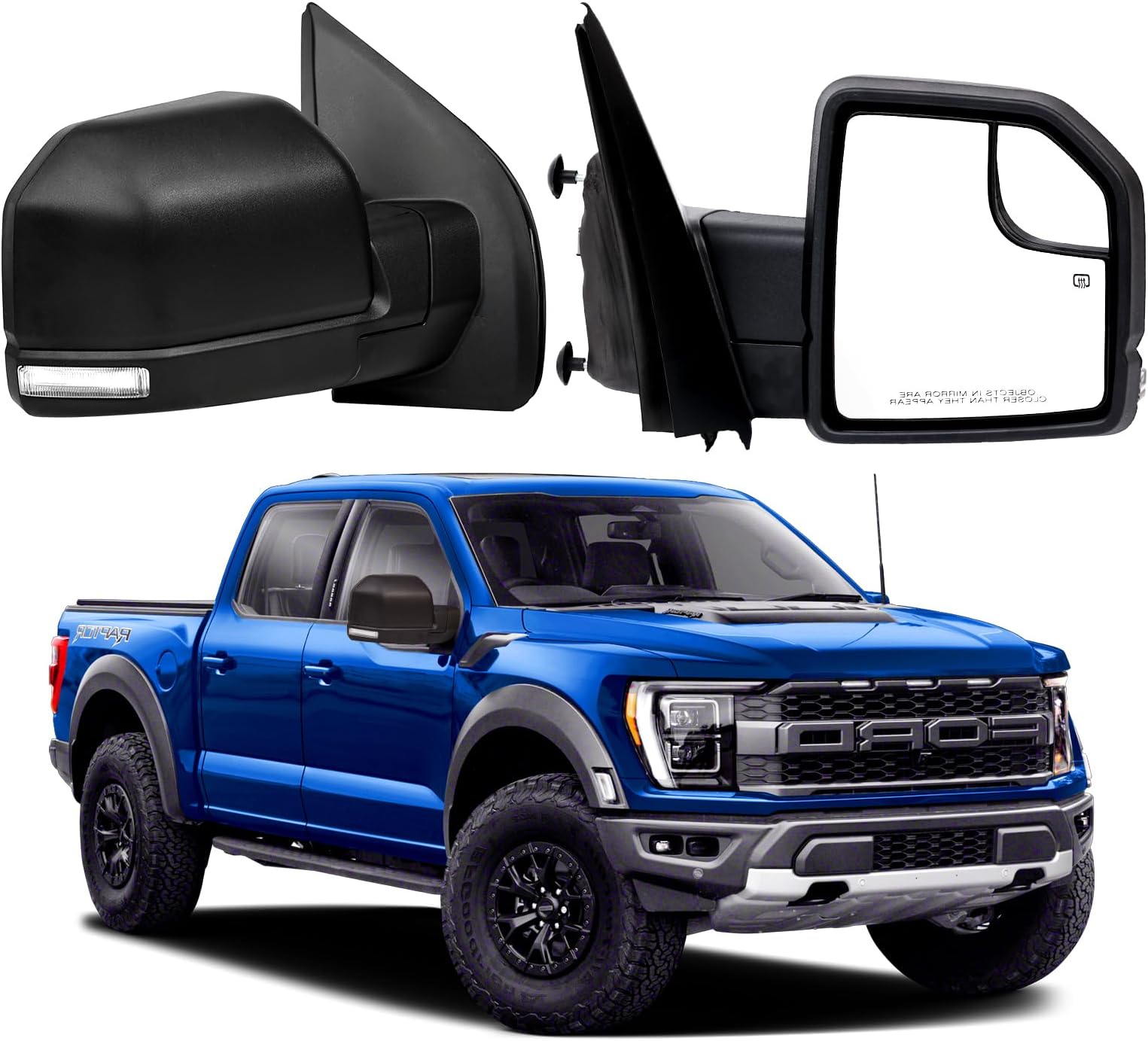 Amazon.com: Fenglesha F150 Right Side Door Mirror compatible with 2015 ...
