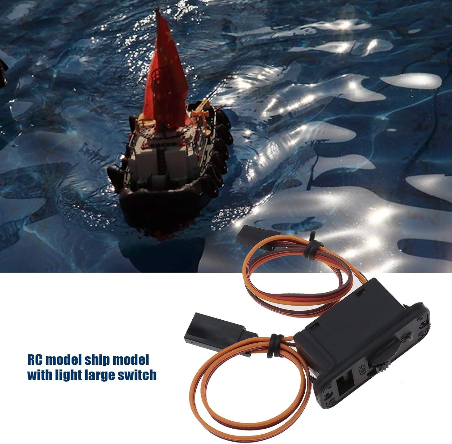 RC Receiver Switch LED 3 Way Battery On/Off Power Switch Cable with 3 ...