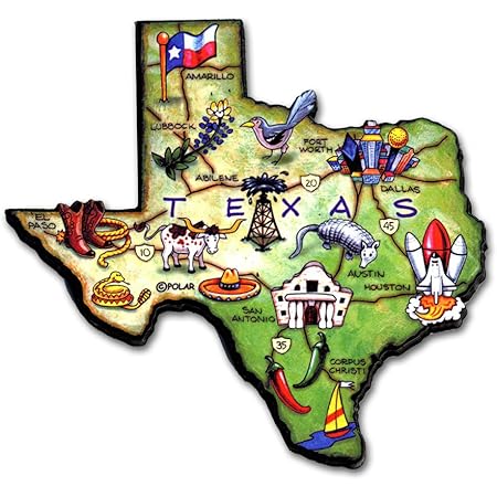 Amazon.com: Dallas, Texas City Magnet by Classic Magnets, Collectible ...
