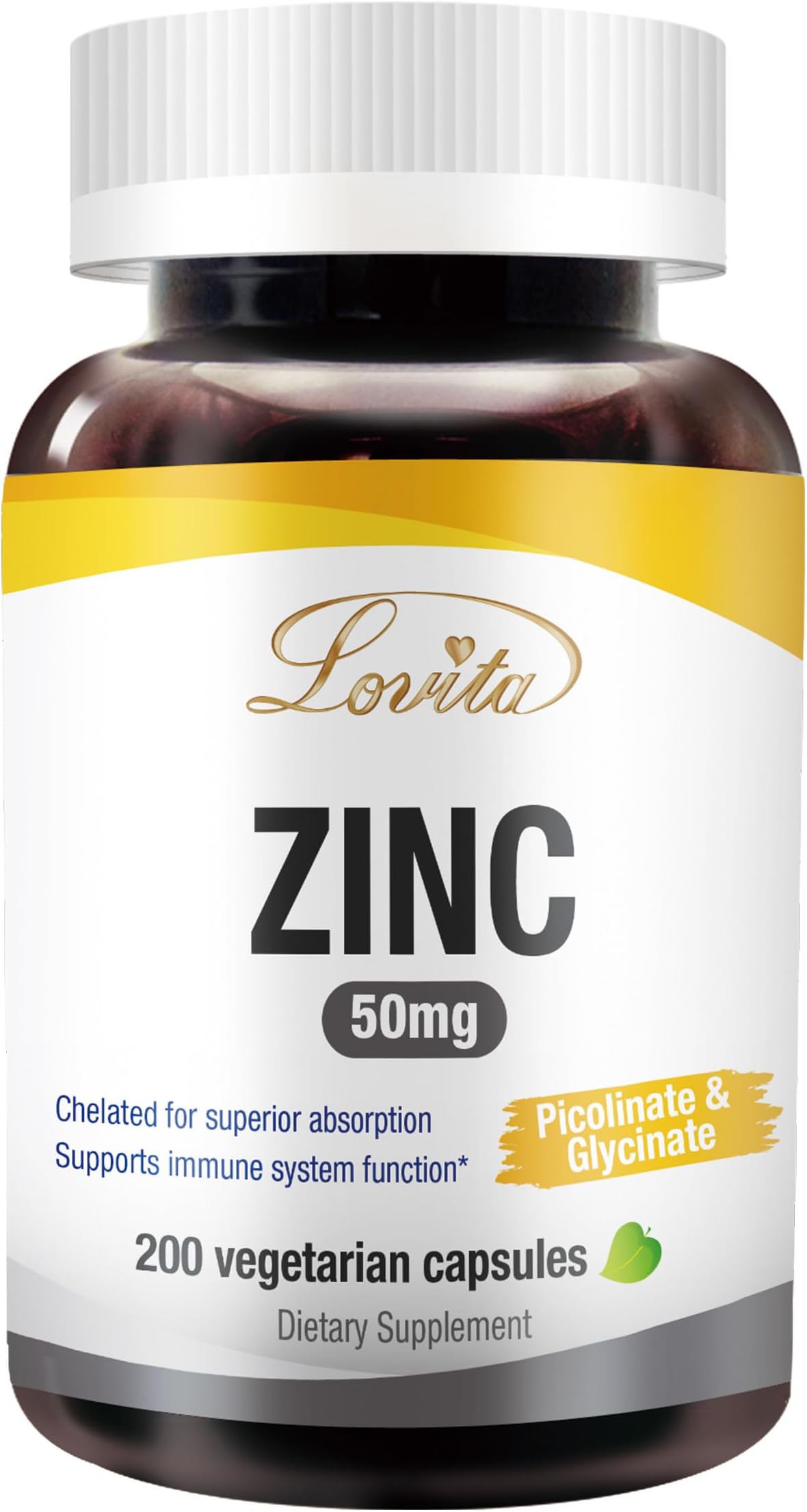 Amazon.com: Zinc 50mg - Zinc Picolinate Immune Health Support ...