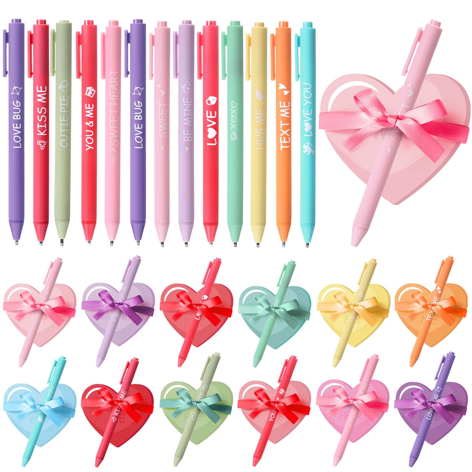 Amazon.com : MotiMind 108 Pcs Sticky Notes Set with Pens Ribbons Self ...