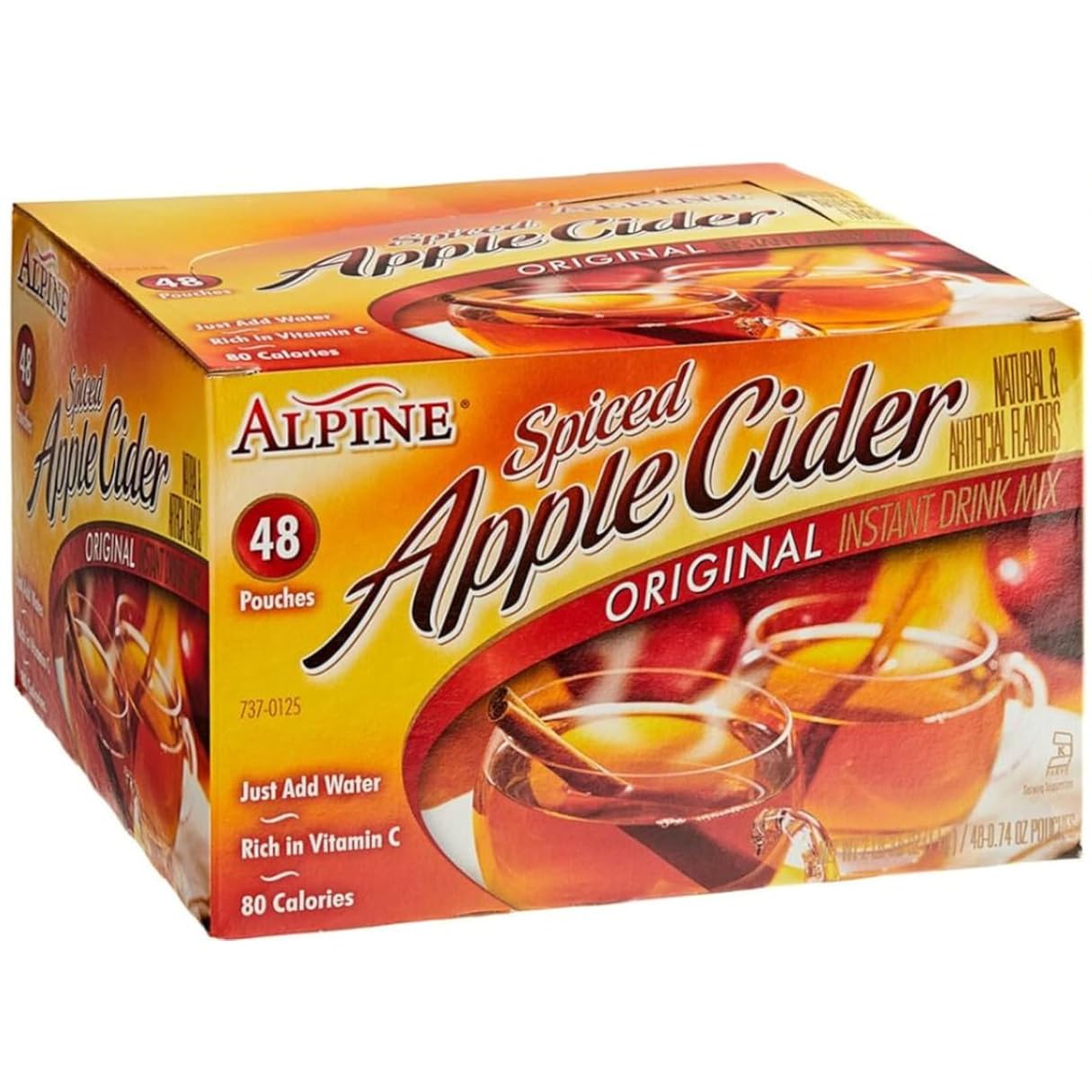 Amazon.com : Alpine Spiced Apple Cider Original (48 Pouches) 0.74 OZ ...