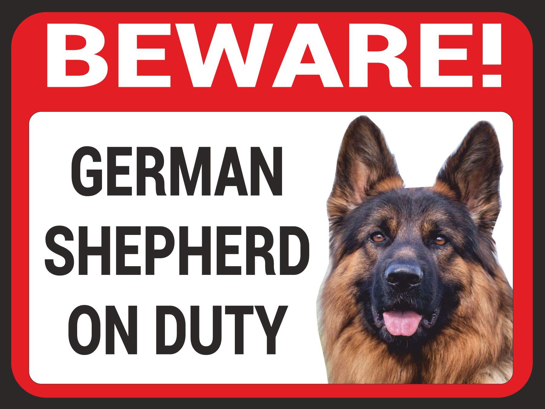 Buy BBEWARE of German Shepherd Dog Sign Board 12 X 9 INCH Online at ...