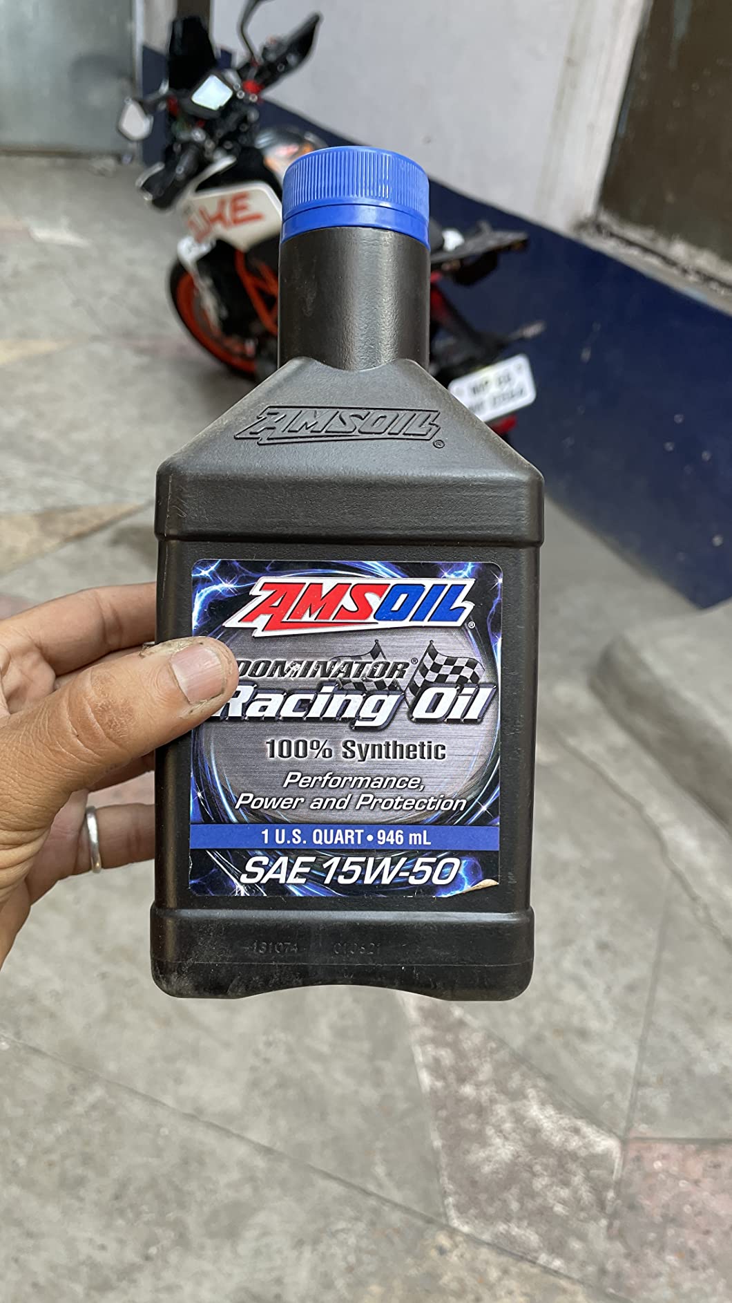 Amsoil Dominator 15W-50 Racing Oil for Car (1 Quart) : Amazon.in: Car ...