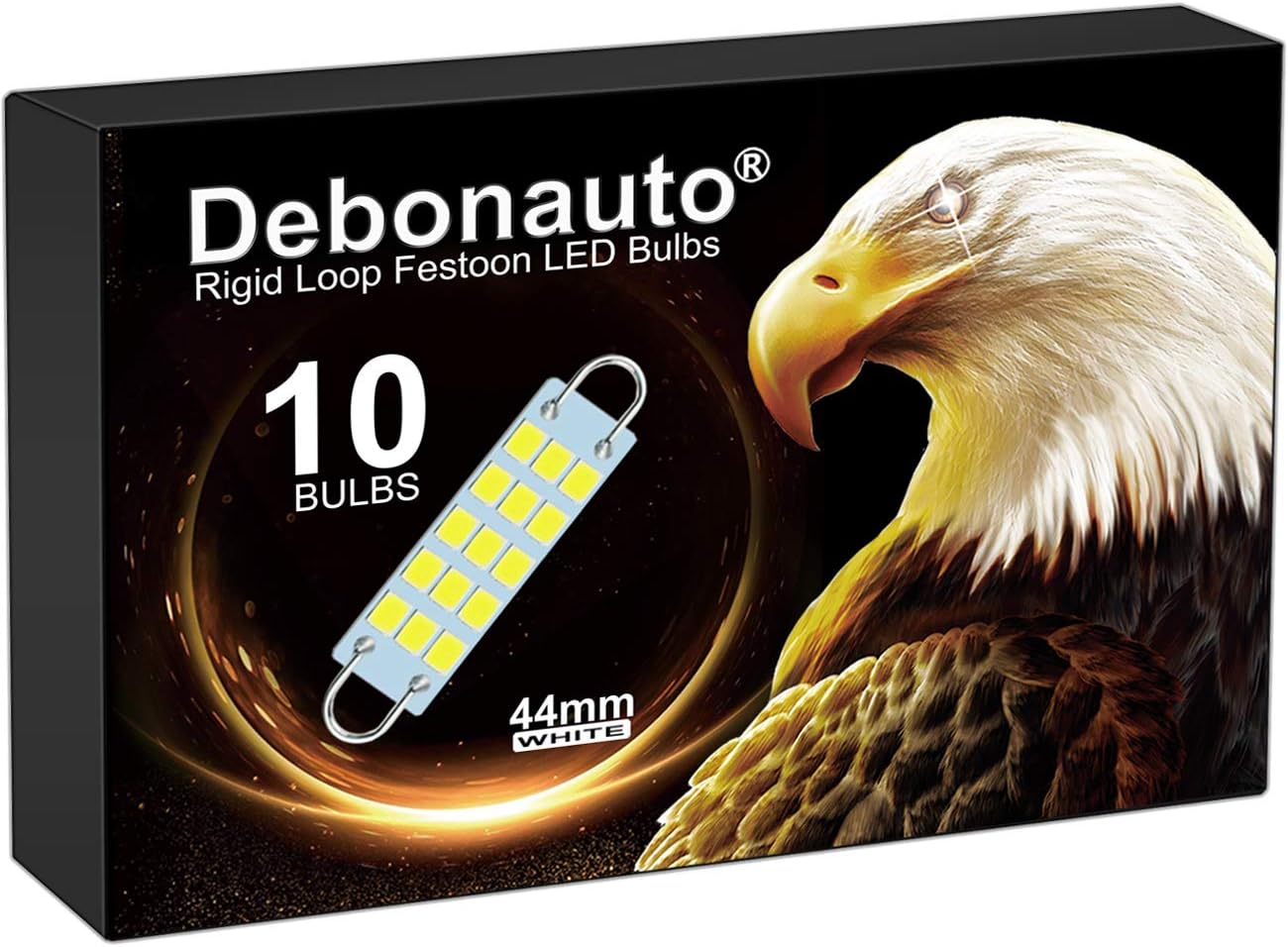 Amazon.com: Debonauto 10 X 561 Led Bulb White Super Bright 6000k 12v ...