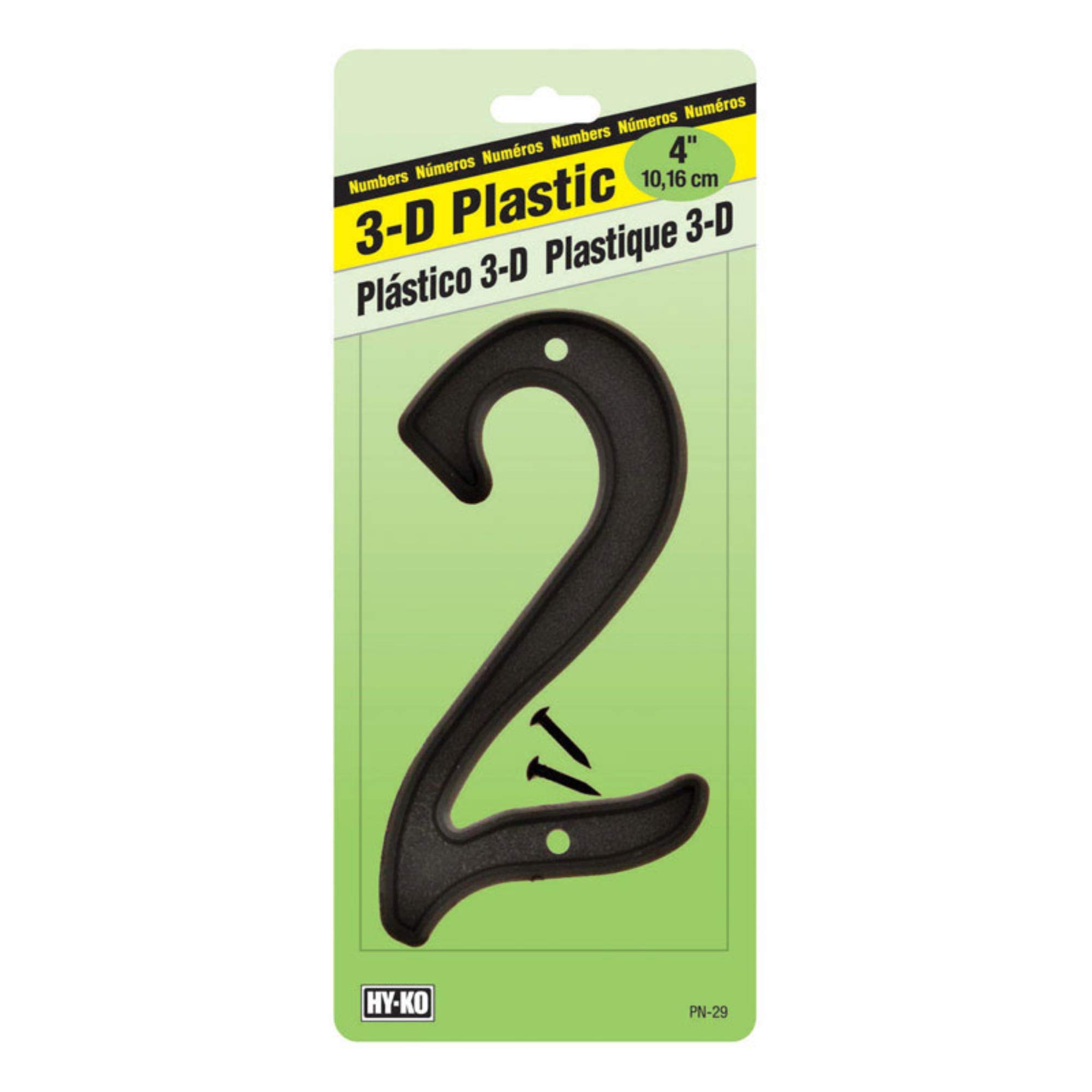 Amazon.com: 4 Plastic Script Style Numbers : Tools & Home Improvement