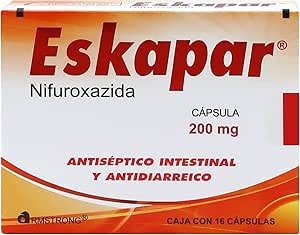Eskapar 200 Mg Caja con 16 Cápsulas : Amazon.com.mx: Salud y Cuidado ...