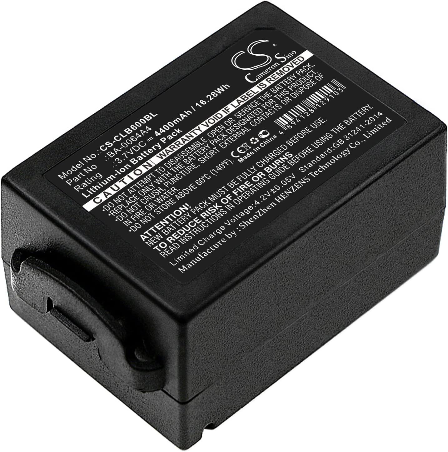 CS-CLB600BL Batteries 4400mAh Compatible avec [CipherLAB] CP60, CP60G ...