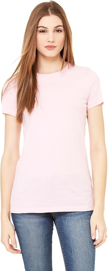 Bella + Canvas Ladies The Favorite T-Shirt - Pink - L - (Style # 6004 ...