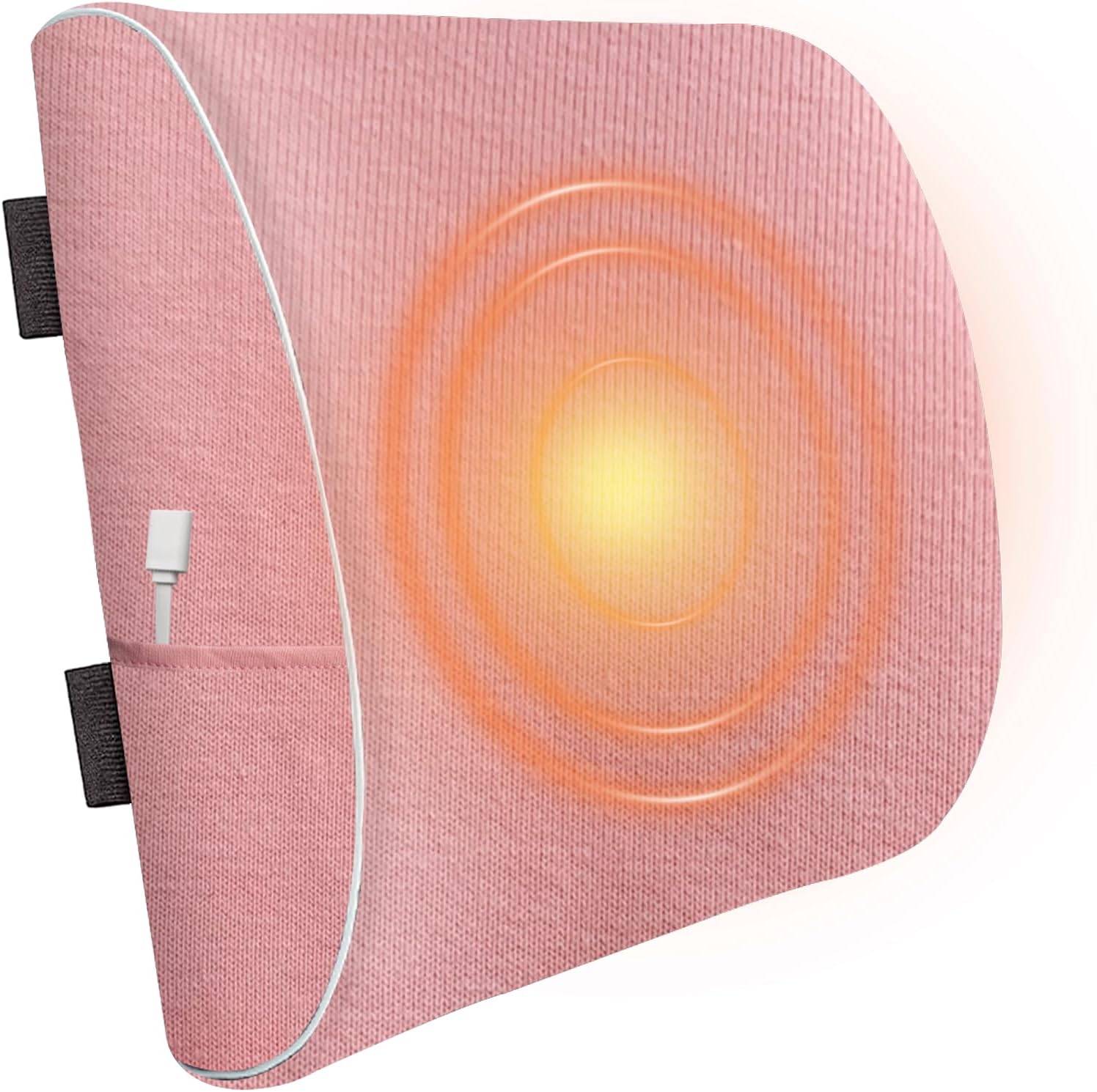 Amazon.com: Heated Lumbar Support Pillow for Chair, Lower Back Support ...