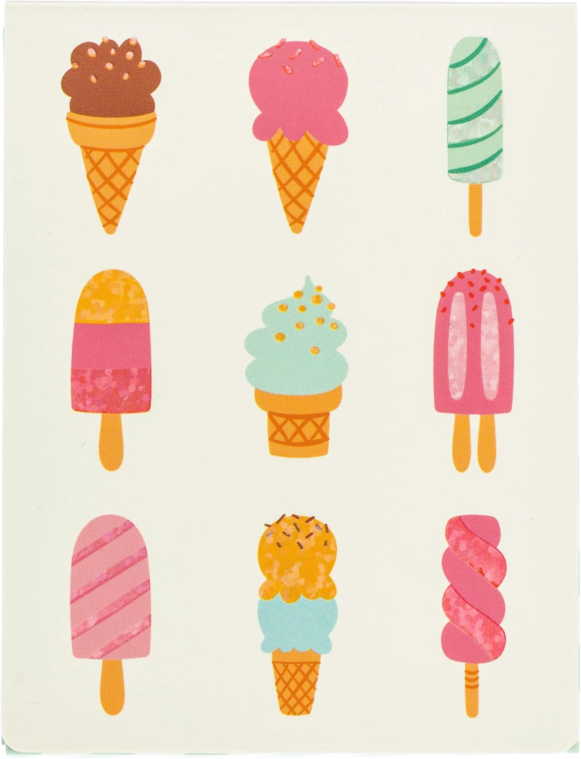 Amazon.com : Graphique Ice Cream Cones Pocket Notes – Pocket Notebook ...