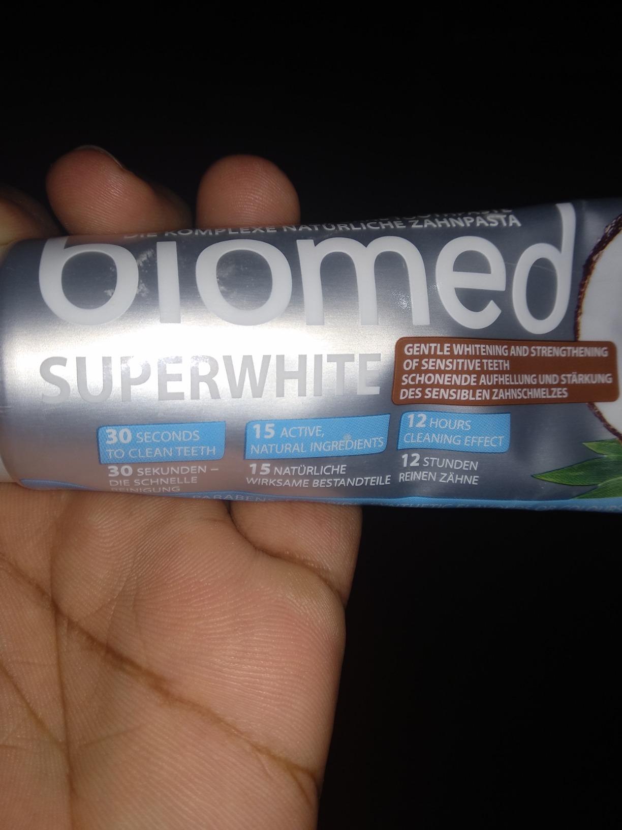 Biomed CompleteCare Superwhite, Fluoride-free, Gentle whitening and ...
