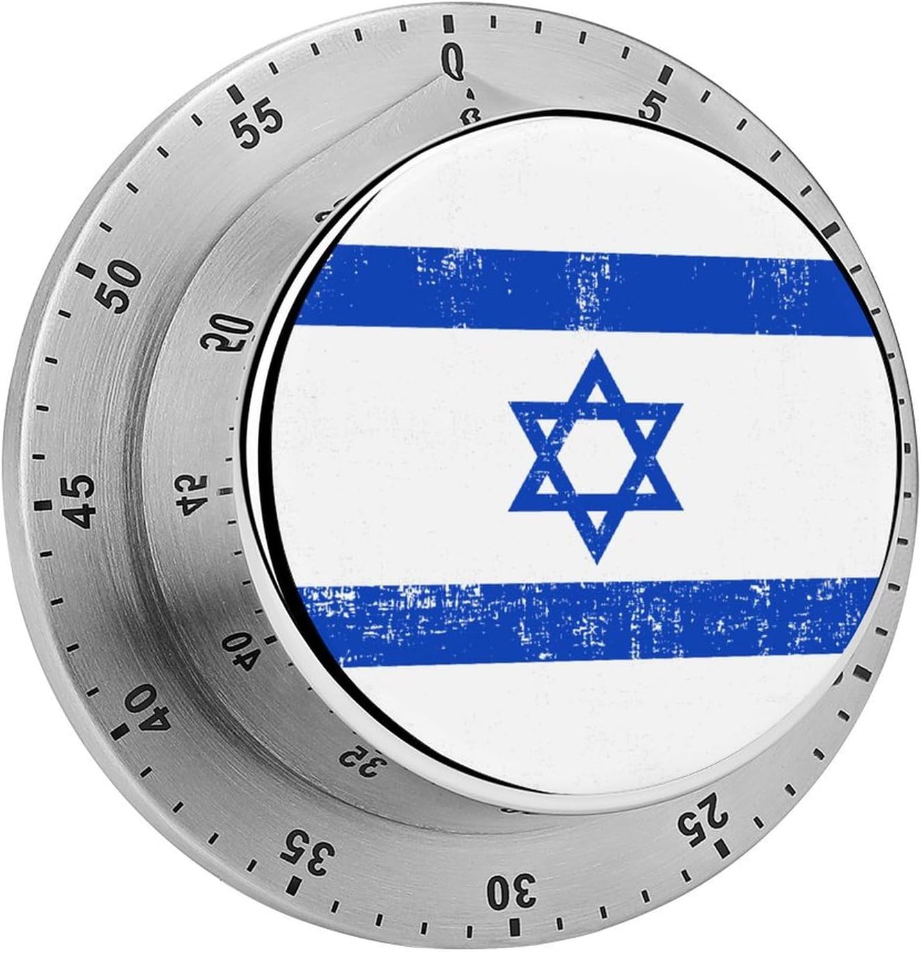 Amazon.com: Retro Retro Israel Flag Stainless Steel Kitchen Timer 60 ...