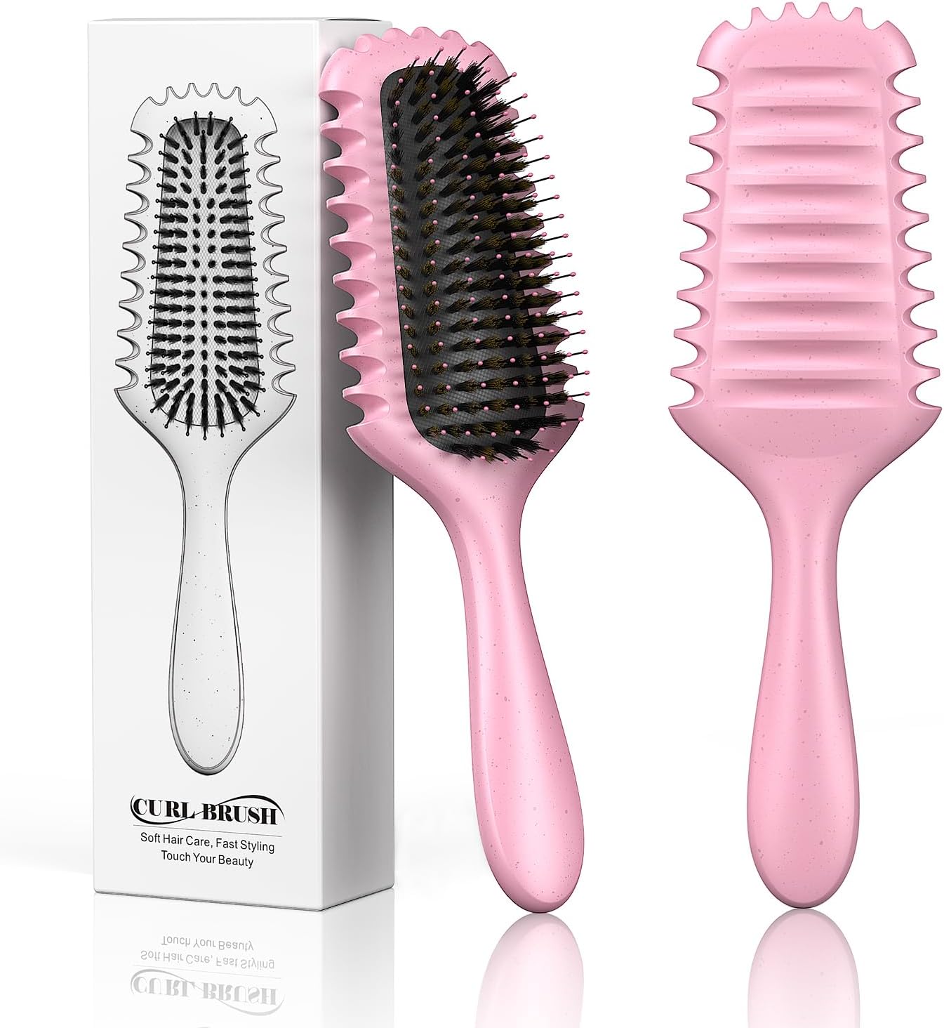 Amazon.com : Curly Hair Brush Candybrush Curl Defining Brush for ...