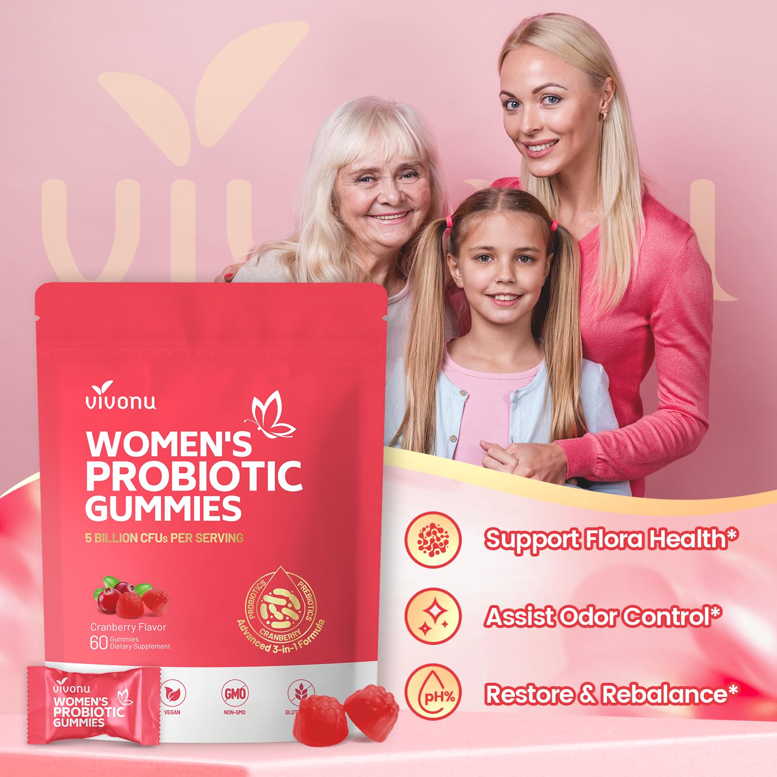 Snapklik.com : Viginal Probiotic For Women, Women Probiotic Gummies ...