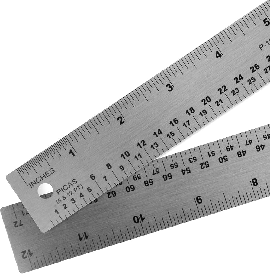 Medidas De La Regla En Pulgadas Nuevo Diseñador, Regla De Medición