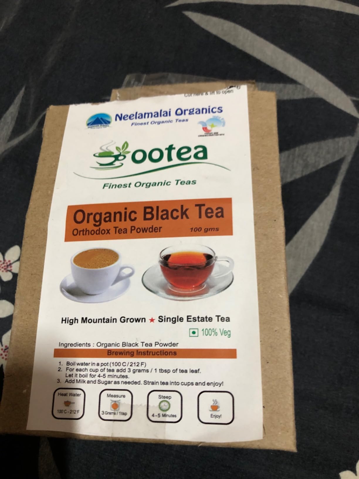 Black Tea Powder Organic - 100g : Amazon.in: Grocery & Gourmet Foods