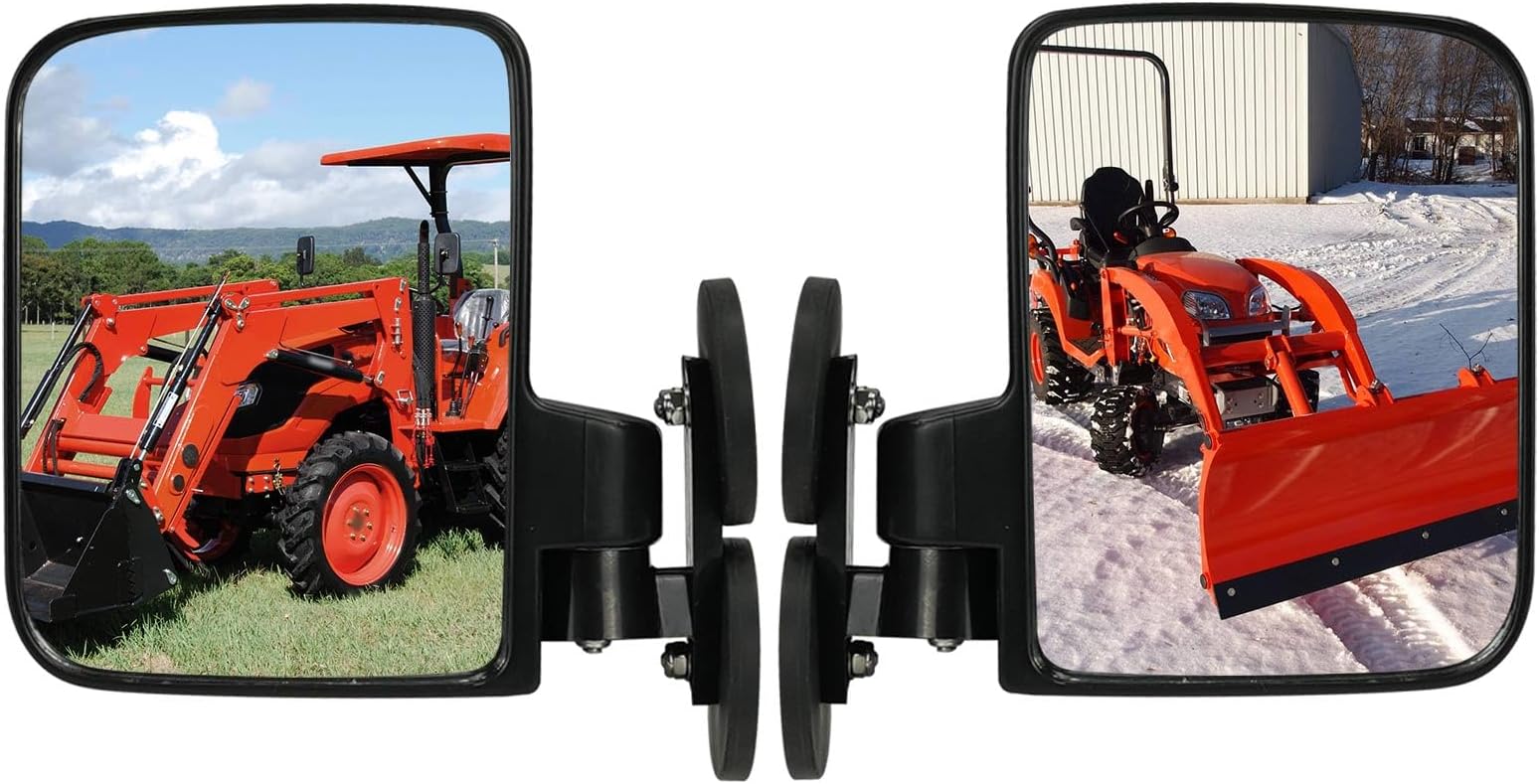 Amazon.com: KEMIMOTO Tractor Magnetic Side Mirrors, 114 Lbs Magnet Rear ...
