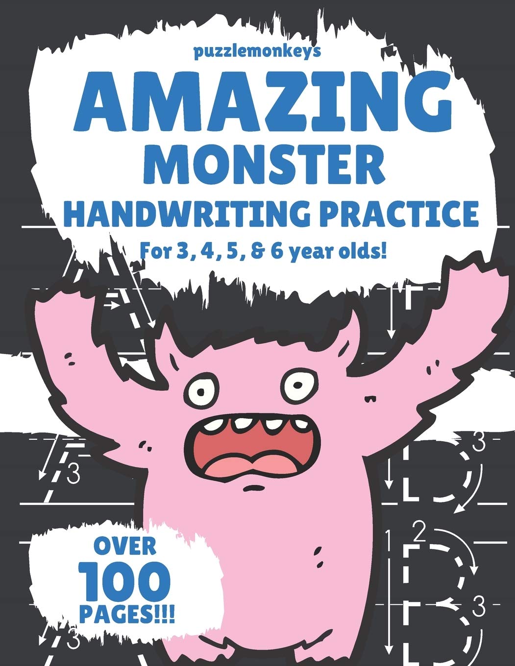 Buy Amazing Monster Handwriting Practice for 3, 4, 5 & 6 year olds ...