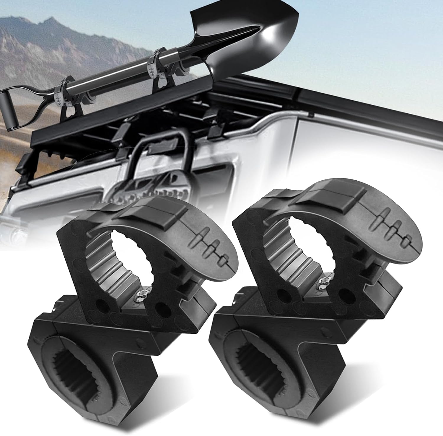Amazon.com: Quick-Release Rubber Clamp with Roll Bar Clamps Mounting ...