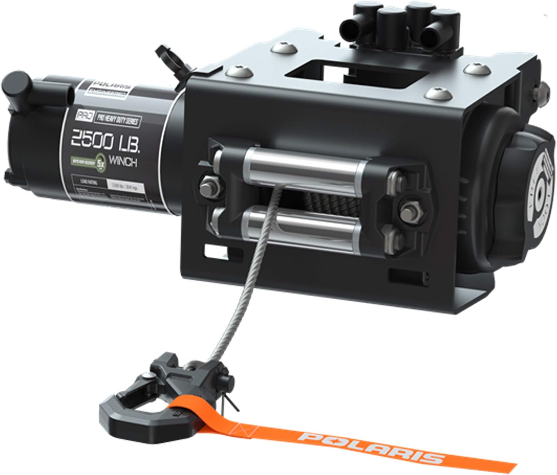Amazon.com: Polaris ATV HD 2,500 lb. Winch with Steel Cable : Automotive