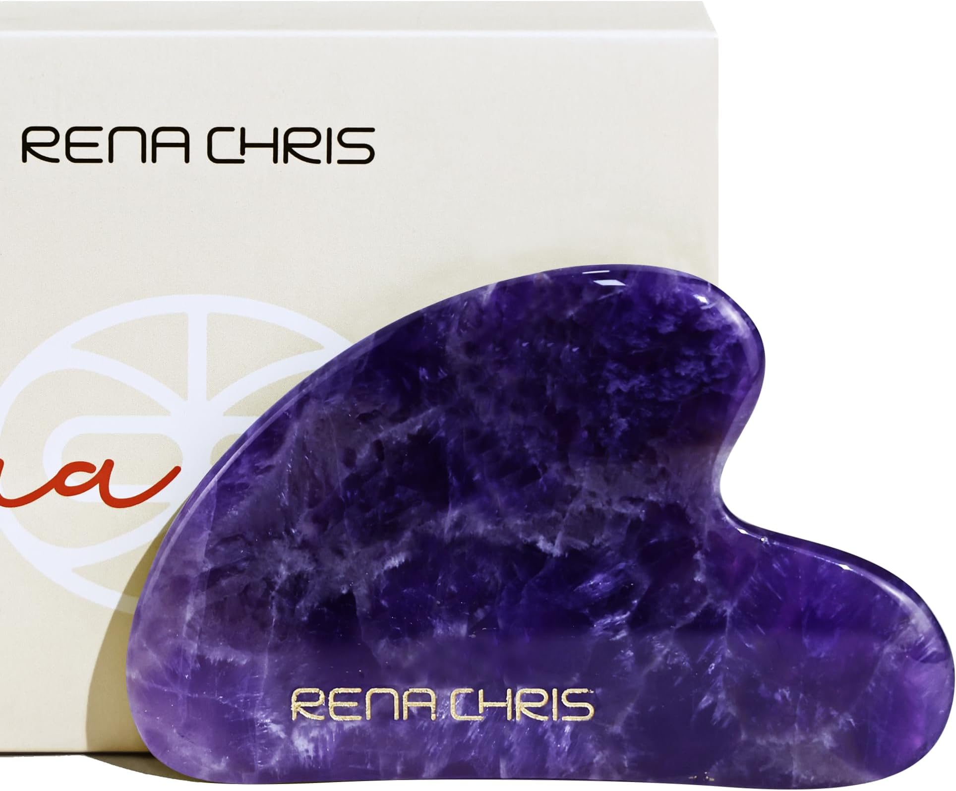 Amazon.com: Rena Chris Gua Sha Facial Tools, Natural Jade Stone Guasha ...