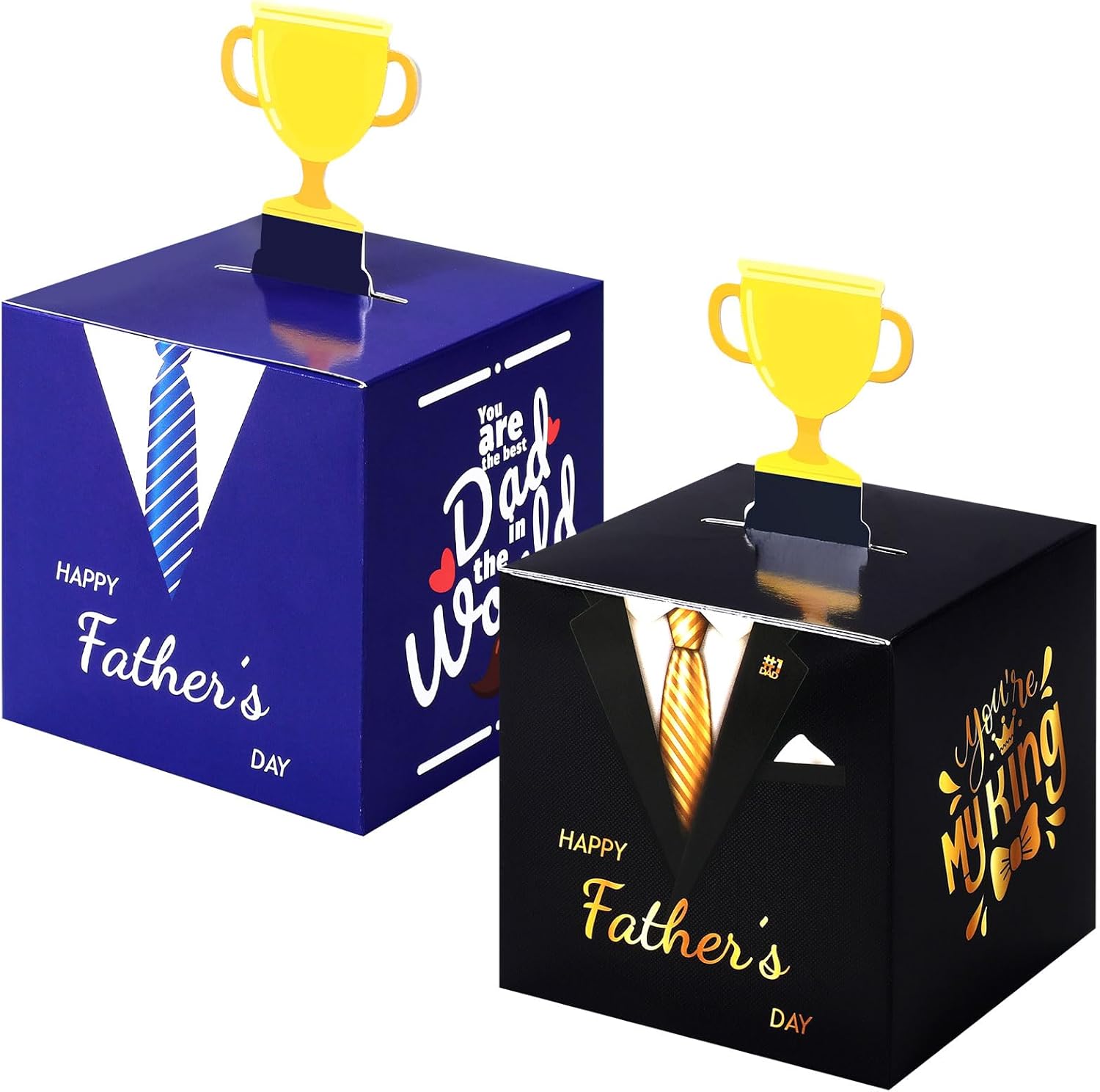 Amazon.com: MotiMind 24 Pieces Father's Day Gift Boxes Happy Father's ...
