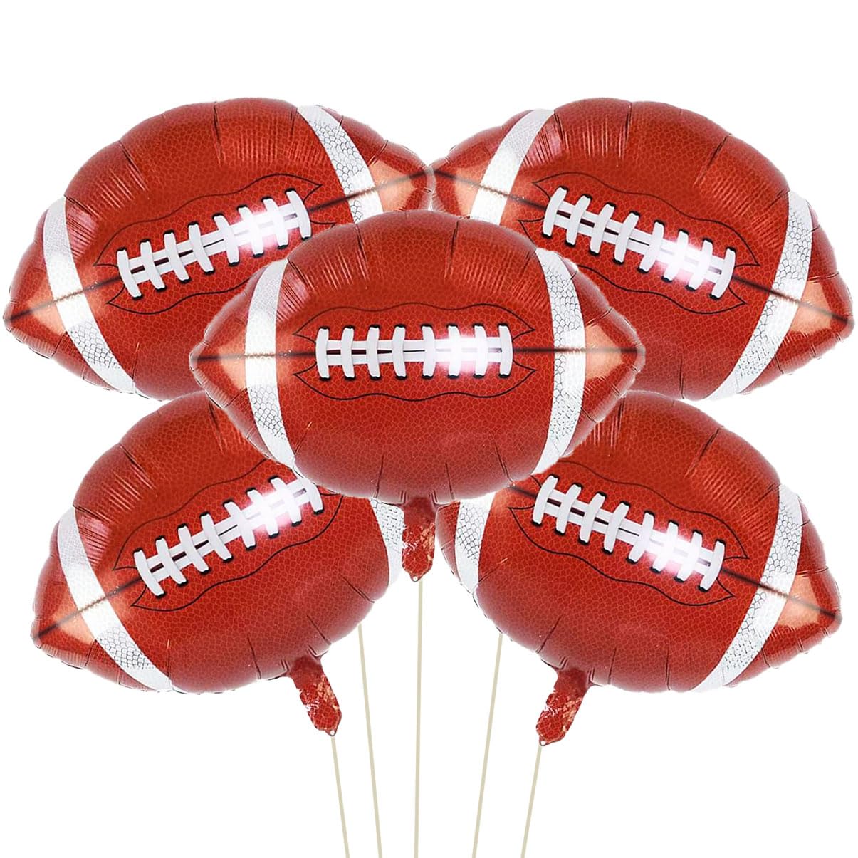 Amazon.com: HADCKJA 5pcs Football Balloons Football Birthday Party ...