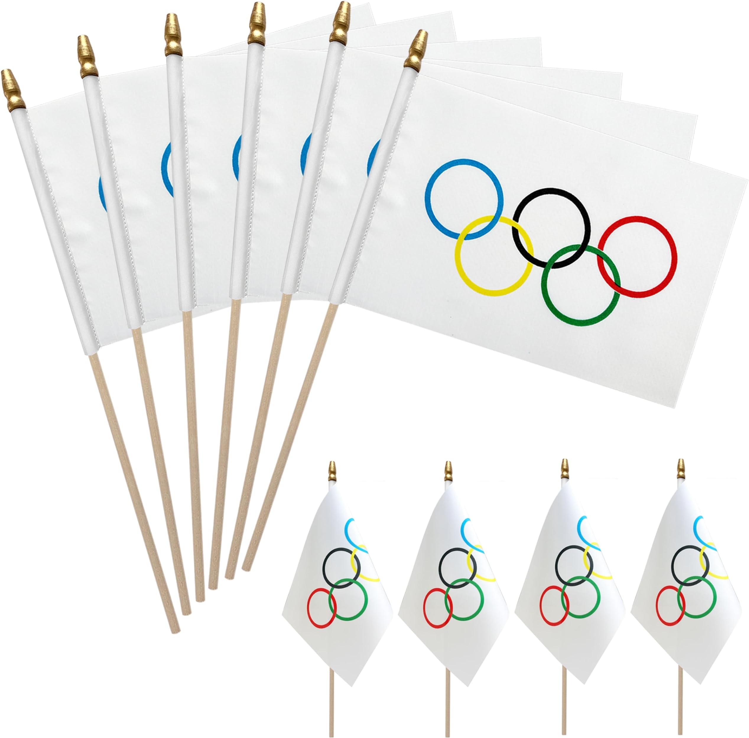 Amazon.com : WEITBF 20Pack Small Olympic Games Flag Decorations ...